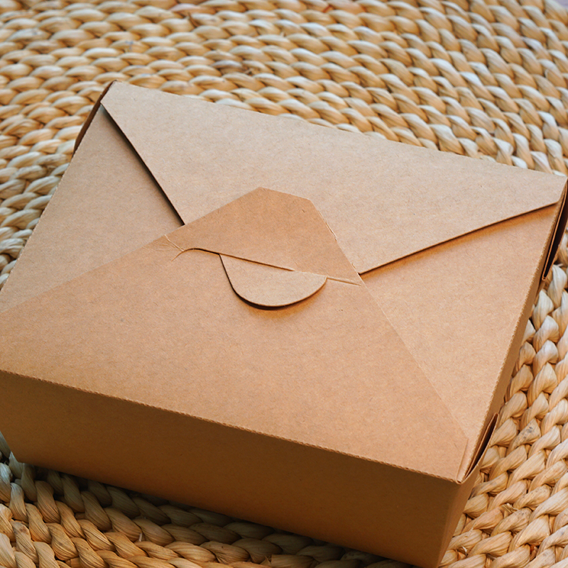 Kraft Takeaway Box - eSUN Bio PLA Biodegradable Product Supplier